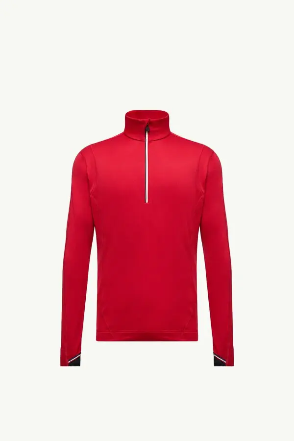 Moncler Polartec® Half-zip Sweatshirt - Red