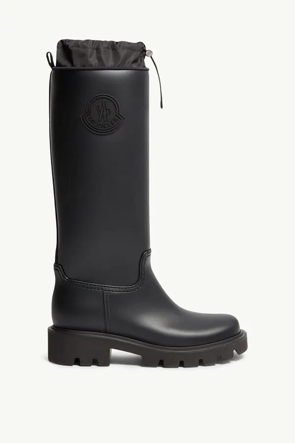 Moncler Knee-high Rain Boots - Black