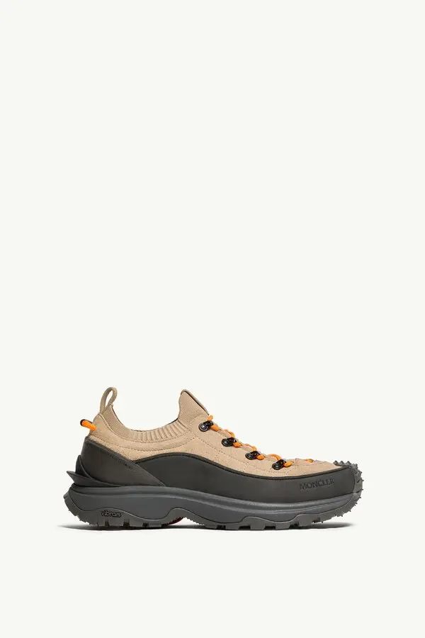 Moncler Trailgrip Lite 3 Suede Sneakers - Brown
