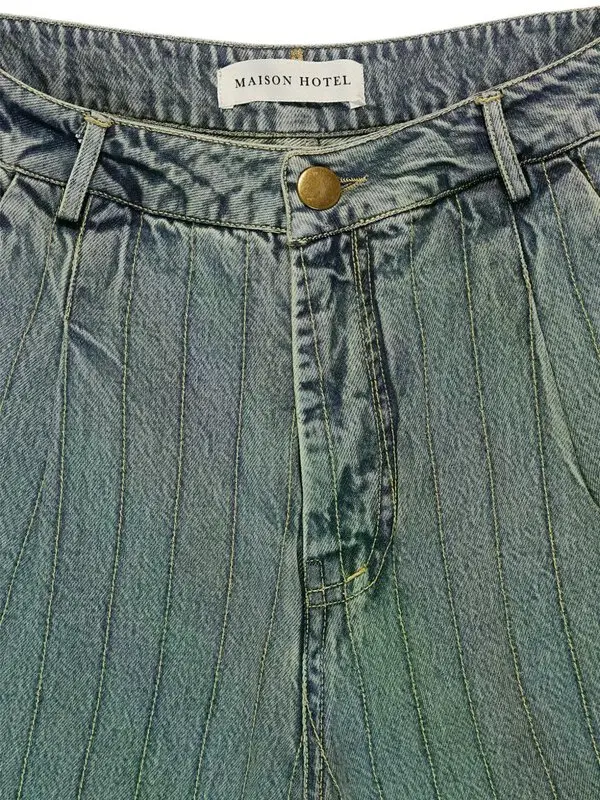 MAISON HOTEL Lucky Striped Jeans