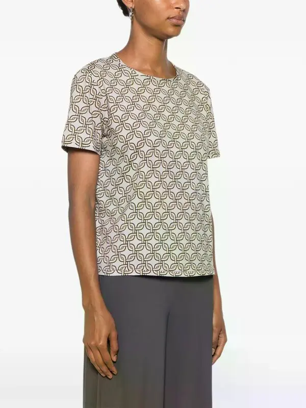 RRD - ROBERTO RICCI DESIGN Geometric Print Crewneck Top