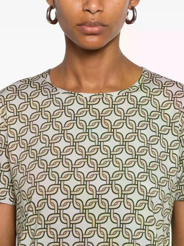 RRD - ROBERTO RICCI DESIGN Geometric Print Crewneck Top