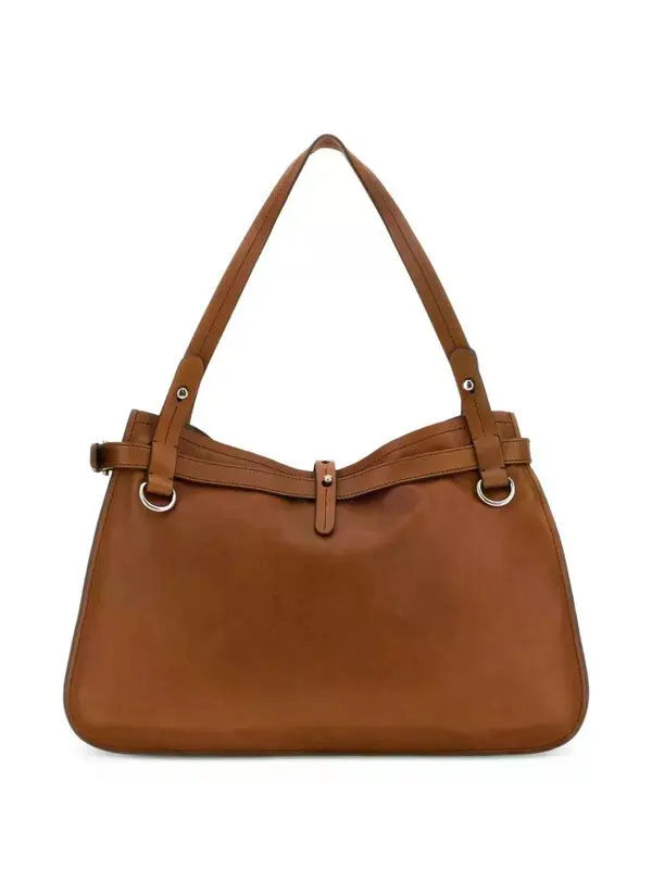Miu Miu Buckle-detail Leather Tote Bag