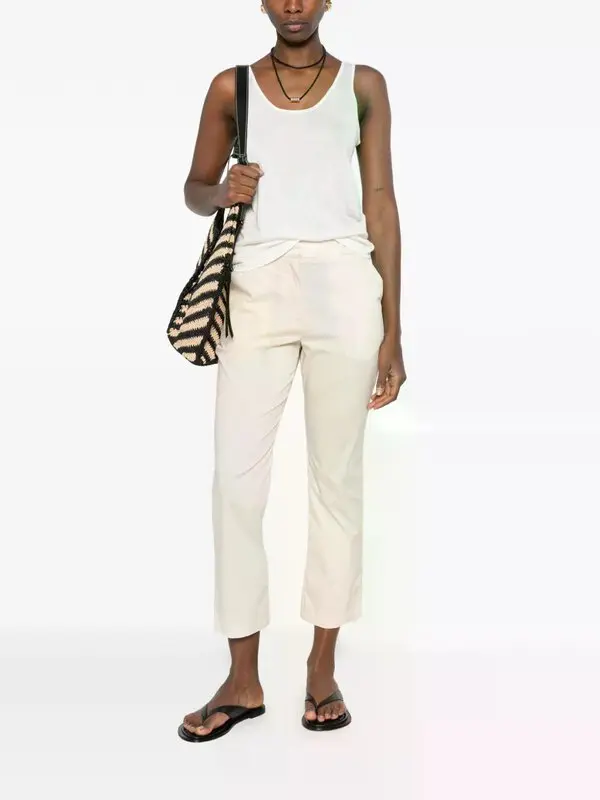 BOMBOOGIE Slim-fit Cropped Trousers