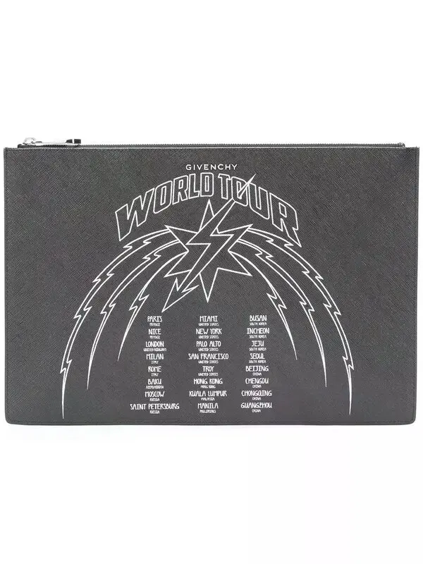 Givenchy World Tour Logo Clutch