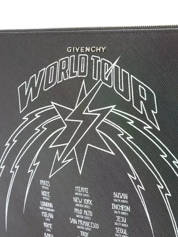 Givenchy World Tour Logo Clutch
