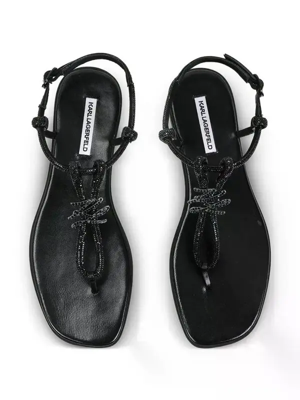 Karl Lagerfeld Olympia Embellished Sandals