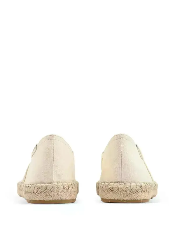 Karl Lagerfeld Logo Embroidered Braided Sole Espadrilles