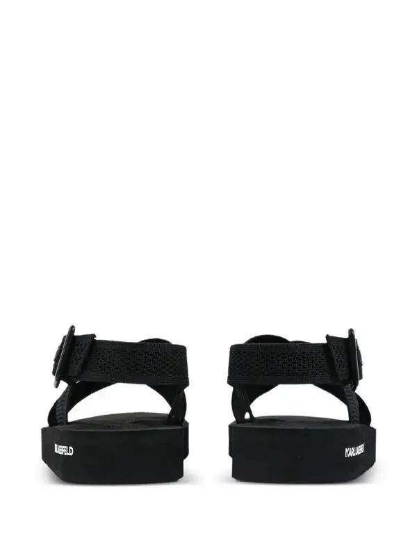Karl Lagerfeld Crossover Strap Buckle-fastening Sandals