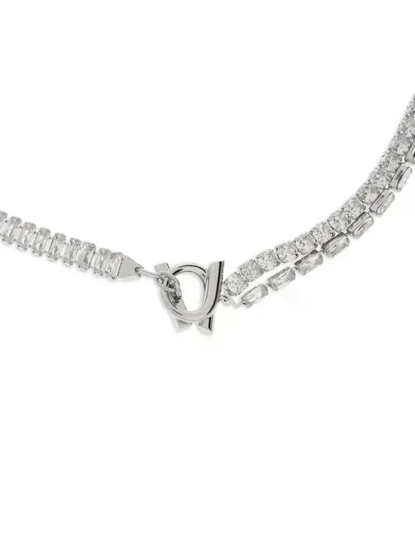 FERRAGAMO Gancini Crystal-embellished Necklace