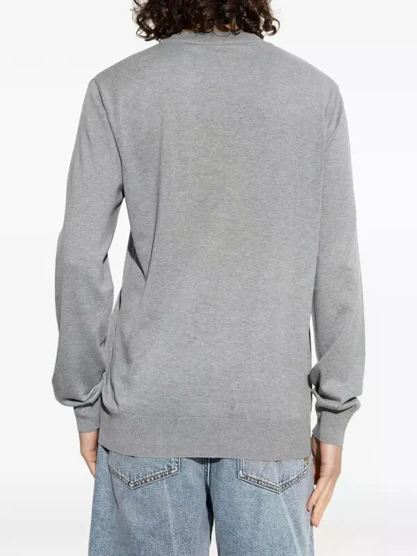 Balmain Silk And Cotton Jumper - Grey