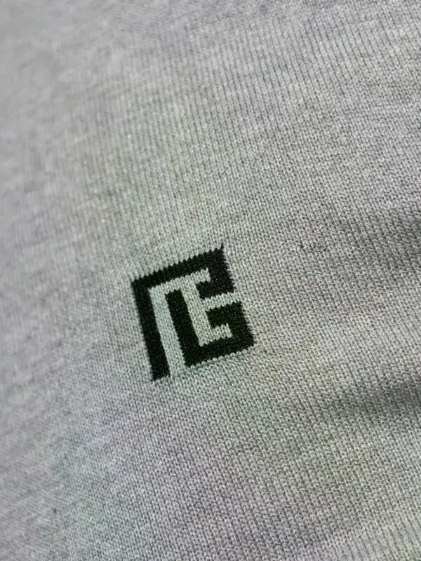 Balmain Silk And Cotton Jumper - Grey