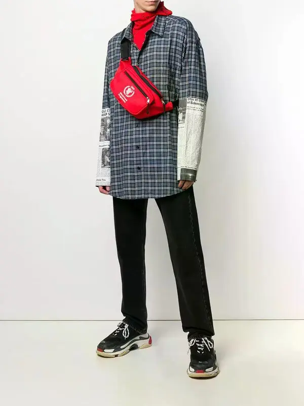 Balenciaga World Food Programme Waist Bag - Red