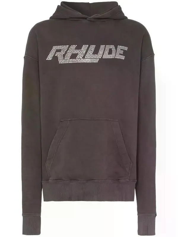Rhude Swarovski Logo Hoodie