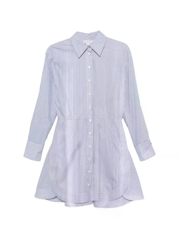 Stella McCartney Stripe Pattern Shirt Mini Dress