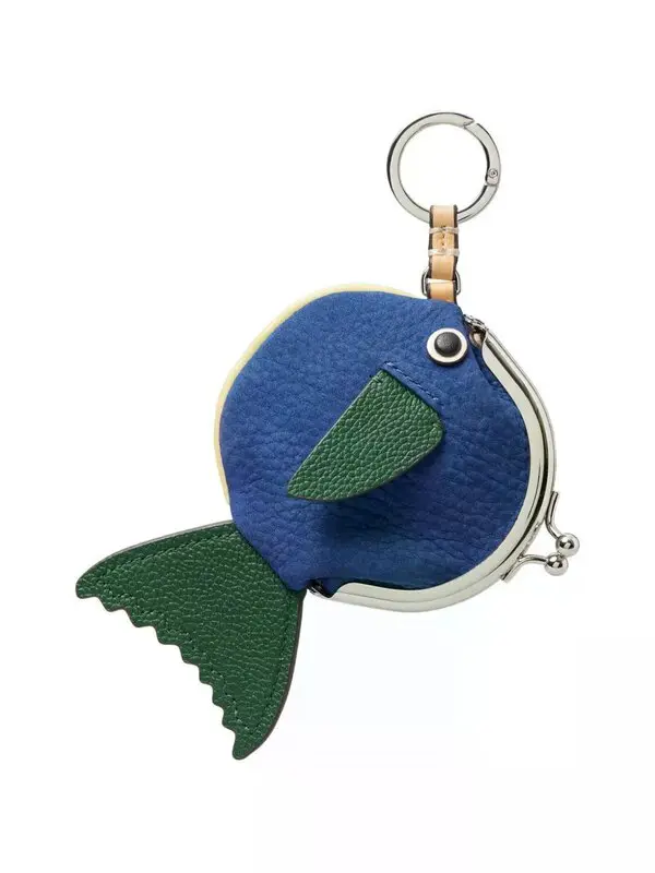 Tory Burch Fish Coin Purse - Blue