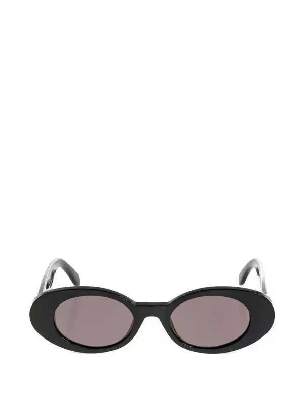 Palm Angels Logo Print Sunglasses - Black