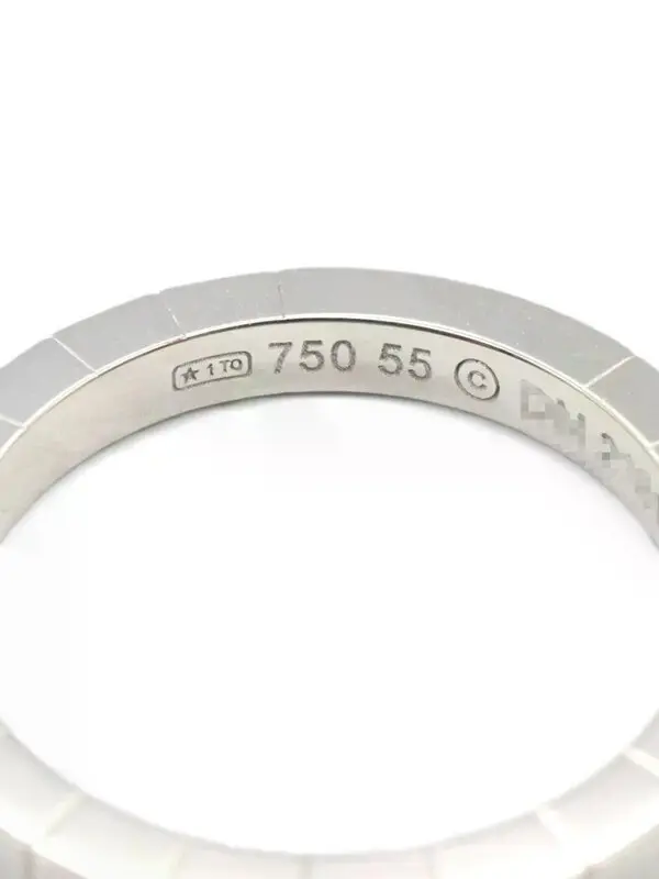 Cartier 2010s La Raniere Engraved-logo Ring - Silver