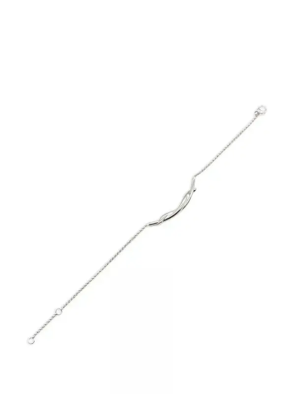 Cartier 18k White Gold Entrelacés Motif Bracelet