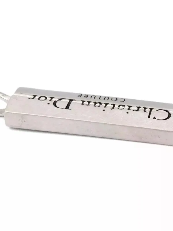 Dior Engraved Logo Cable-link Chain Necklace