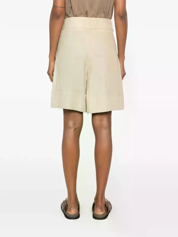 BERWICH Nadine Buttoned Turn-up Shorts