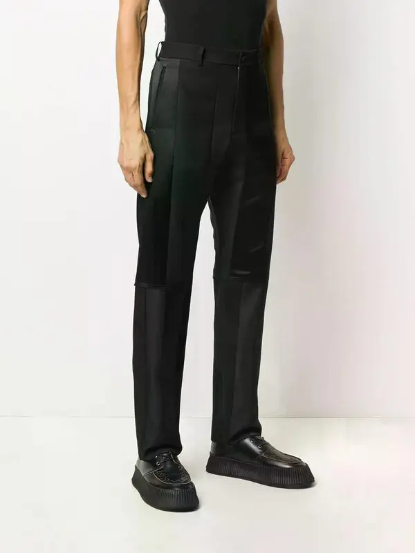 Comme Des Garçons Panelled Straight-leg Trousers