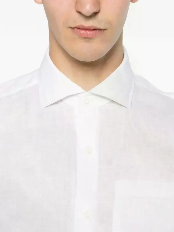 TRUZZI Chest-pocket Long-sleeve Shirt