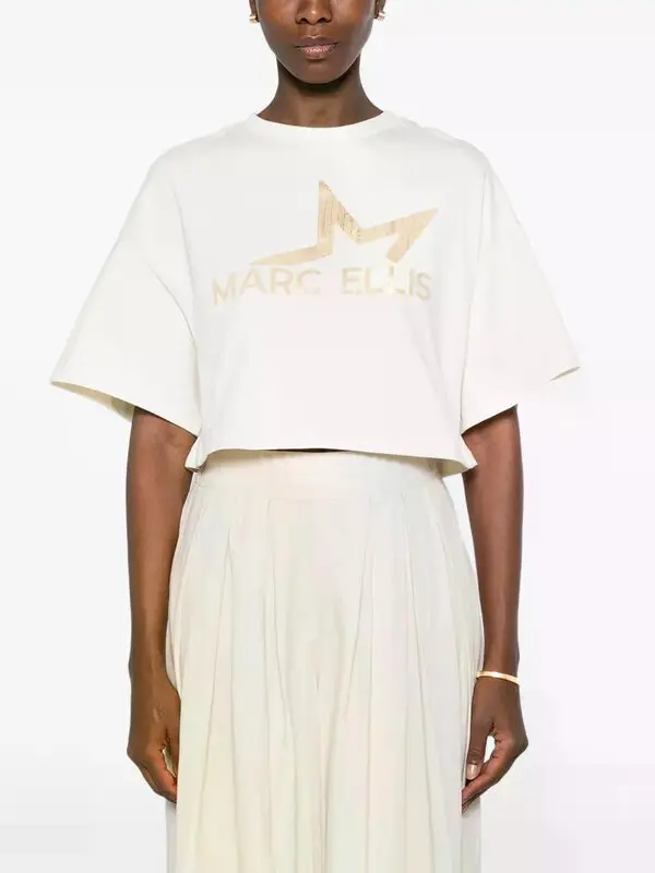 MARC ELLIS Logo Print T-shirt