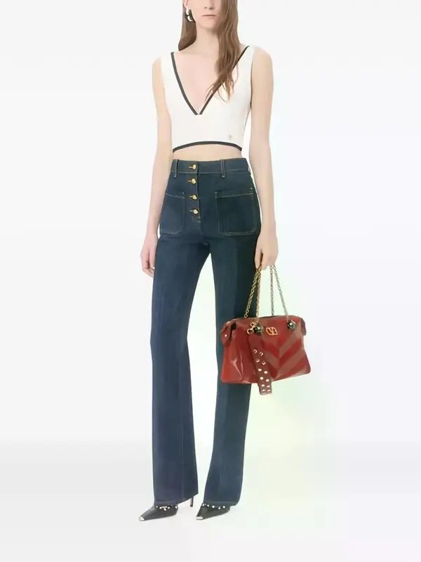 Valentino Garavani Button-fastening Jeans