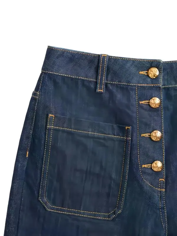 Valentino Garavani Button-fastening Jeans