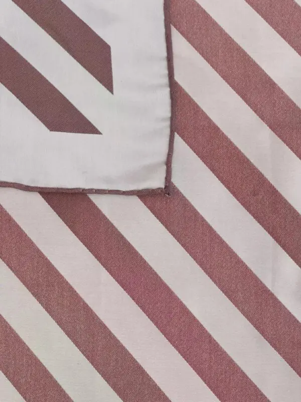 Brunello Cucinelli Diagonal-stripe Silk Pocket Square