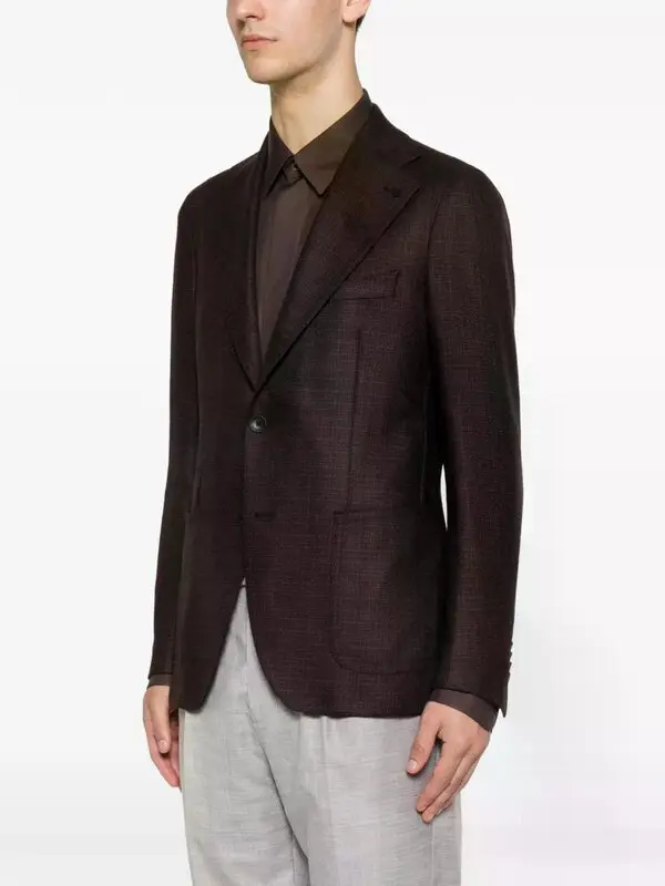 Tagliatore Single-breasted Notched-lapel Blazer