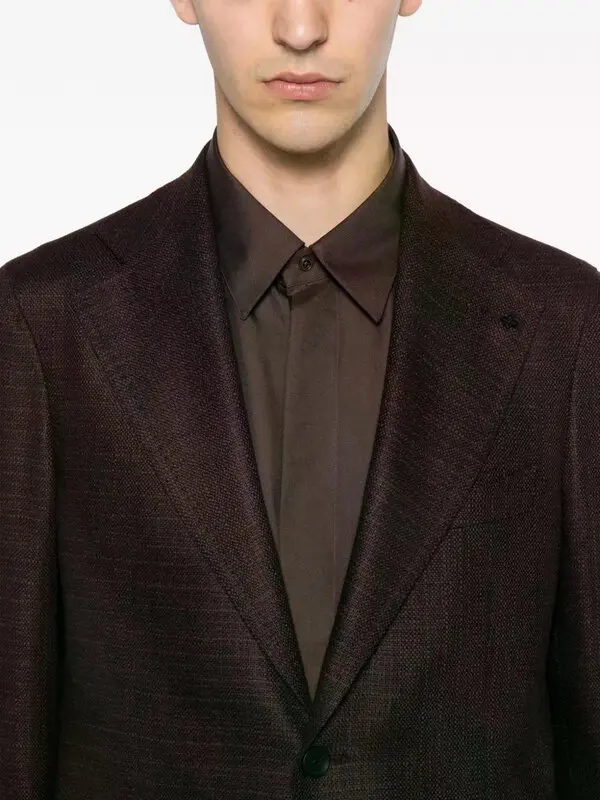 Tagliatore Single-breasted Notched-lapel Blazer