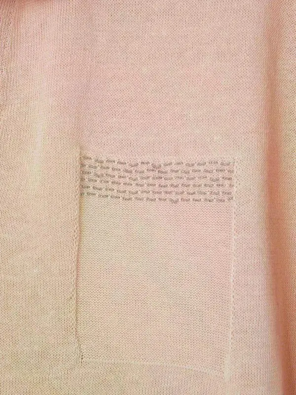 Peserico Embellished Knit V-neck T-shirt