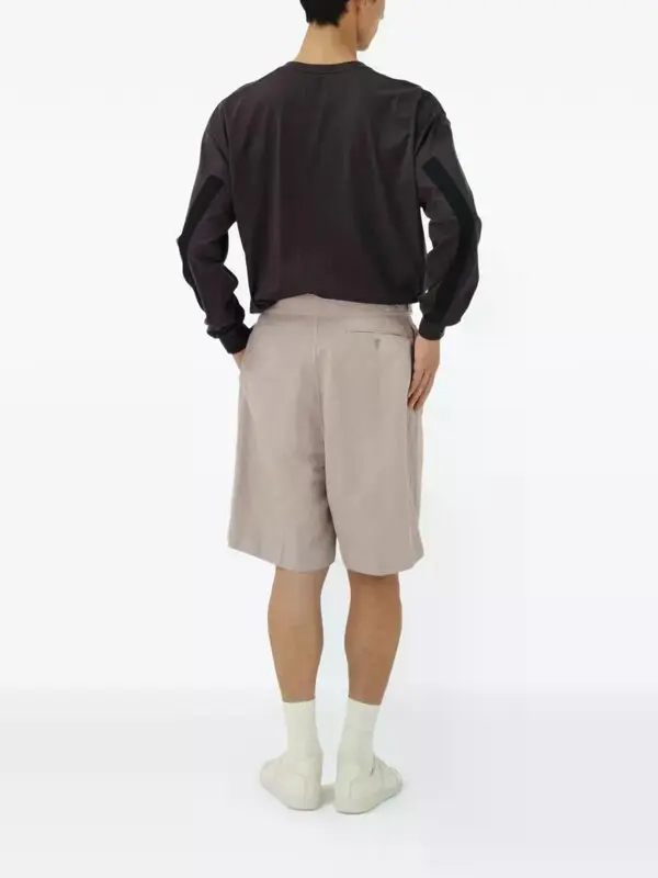 KAPTAIN SUNSHINE Pleated Wide-leg Shorts