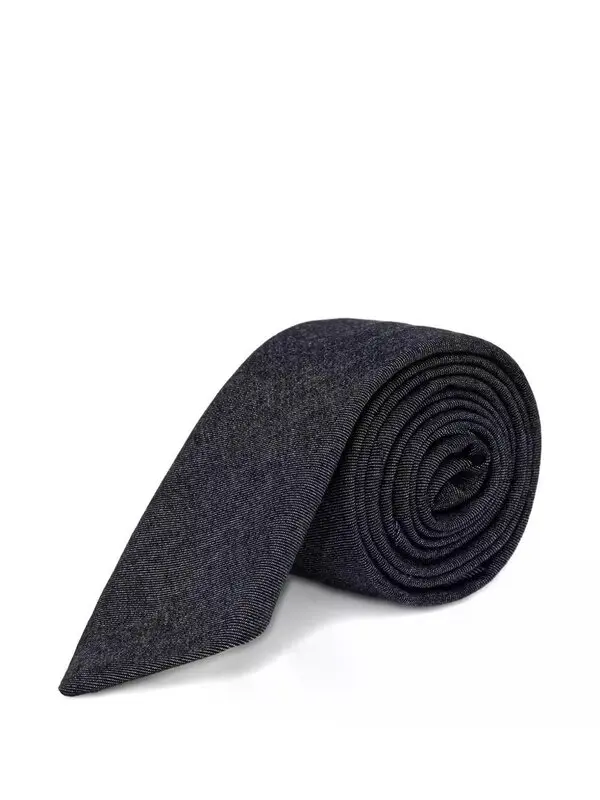 Karl Lagerfeld Mélange Effect Tie - Grey