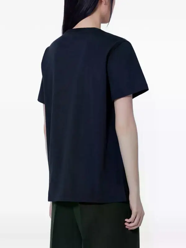 GANNI Strawberry Print Cotton T-shirt