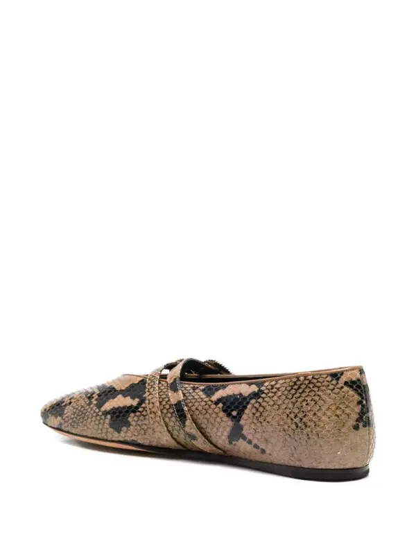 Le Monde Beryl Claudia Ballet Flats - Brown