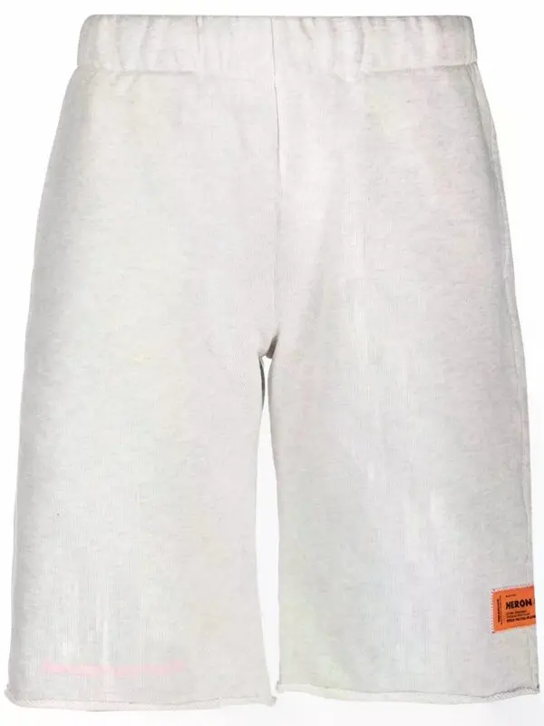 Heron Preston Logo Patch Knee-length Shorts