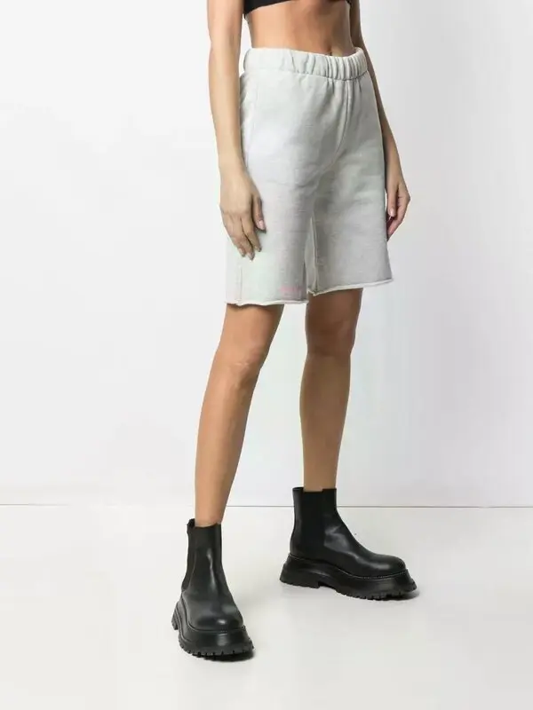 Heron Preston Logo Patch Knee-length Shorts