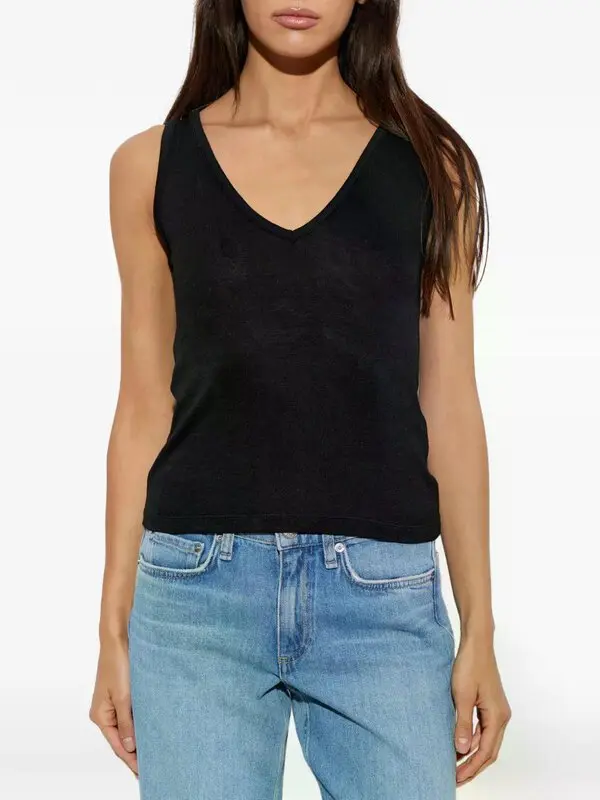 Rag & Bone Knit V-neck Top