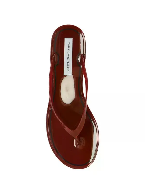 Christopher Esber Glossy Flip Flops