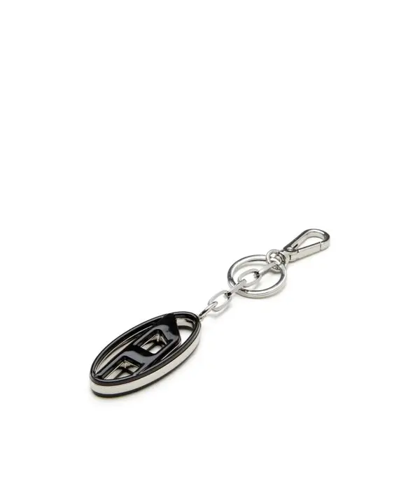 DIESEL® Oval D Logo Cage Keyring