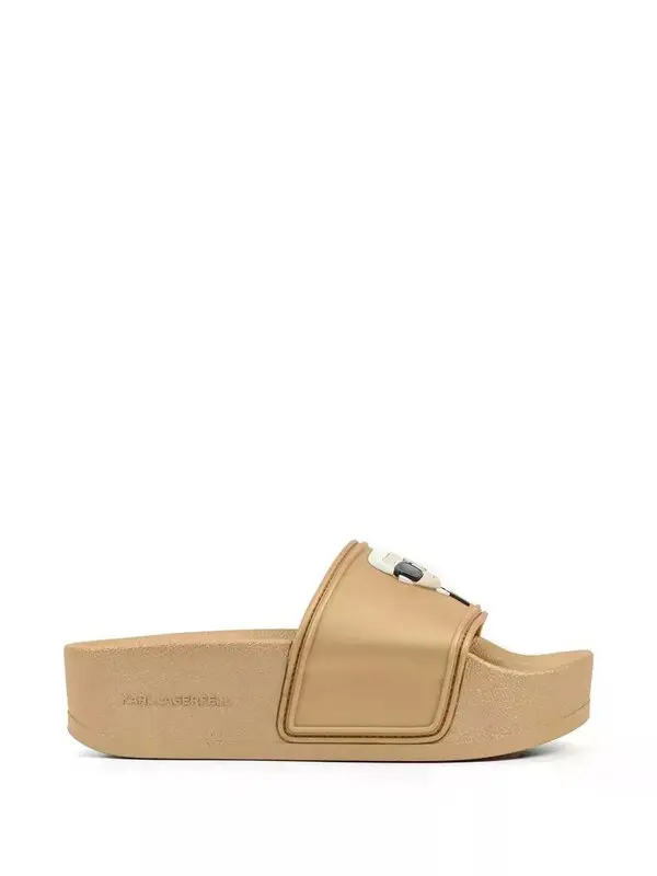 Karl Lagerfeld Ikonik Maxi Ii Platform Slides