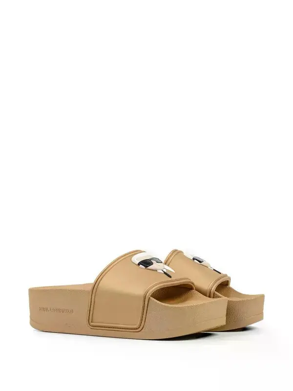 Karl Lagerfeld Ikonik Maxi Ii Platform Slides