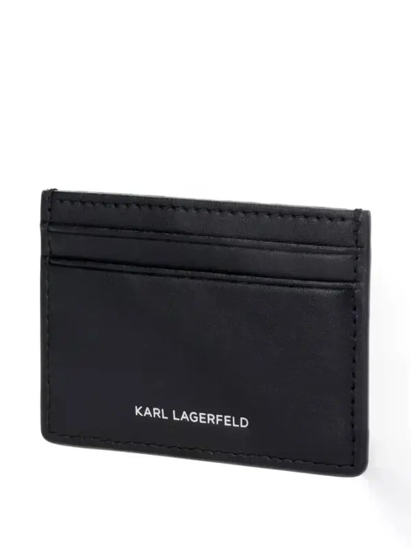Karl Lagerfeld Ikonik Perforated Card Holder