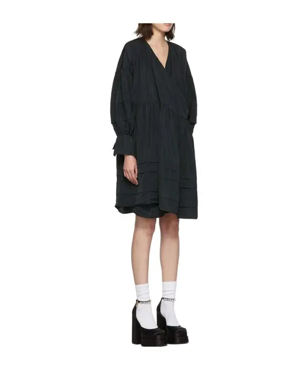 Cecilie Bahnsen V-neck Wrapped Dress