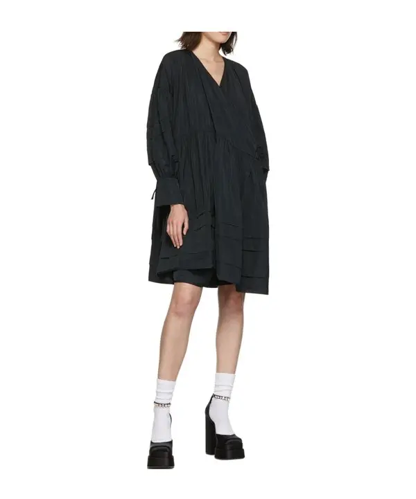 Cecilie Bahnsen V-neck Wrapped Dress