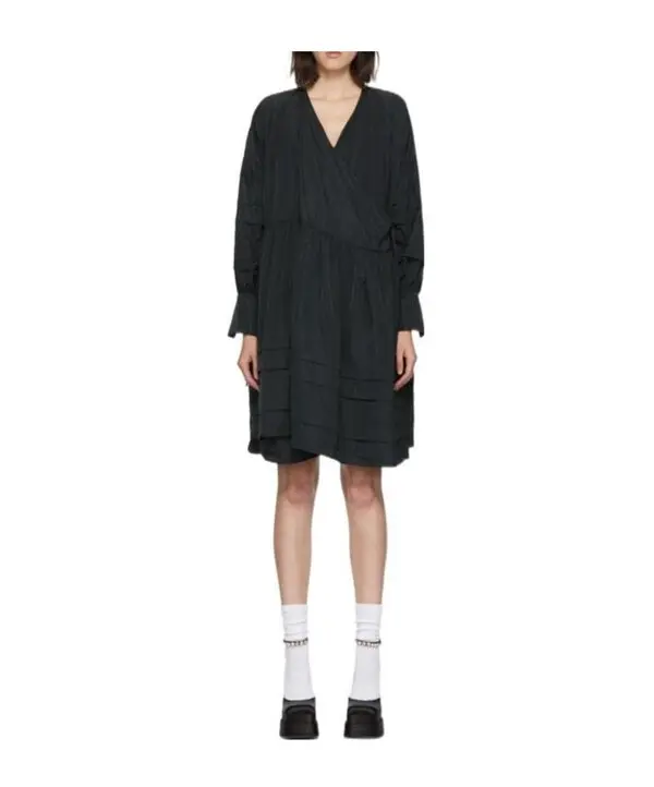 Cecilie Bahnsen V-neck Wrapped Dress