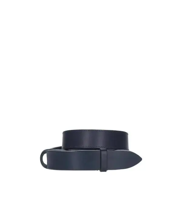 ORTIGNI No-buckle Sliding-ring Belt - Black
